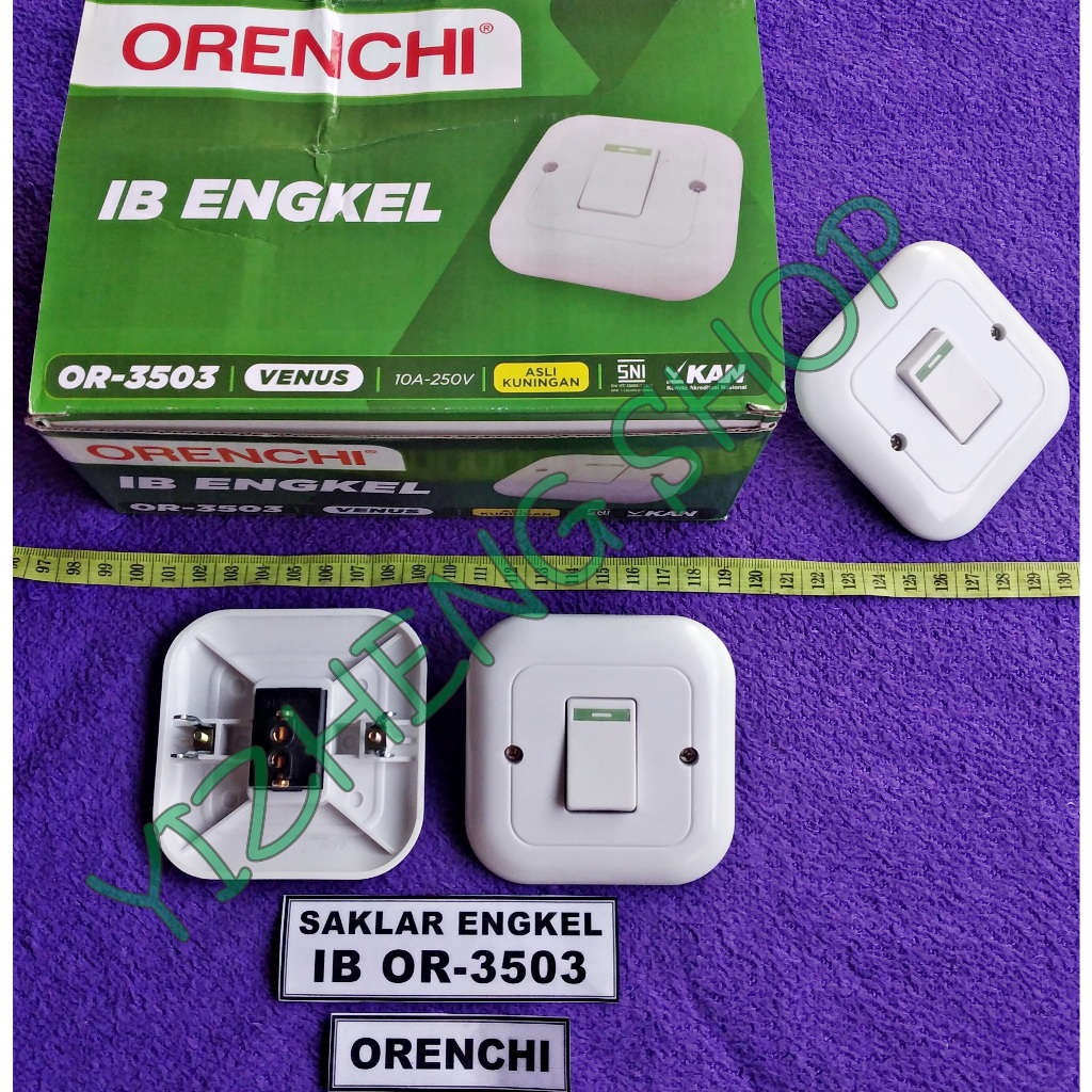 Jual SAKLAR SINGLE (ENGKEL) IB ORENCHI OR-3503 | Shopee Indonesia