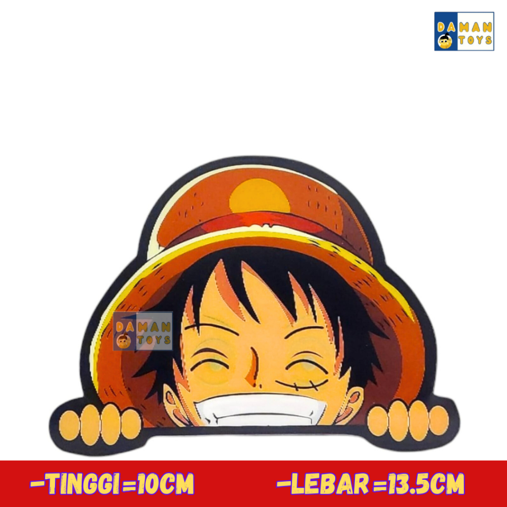 Jual Stiker Anime One Piece 3D Dimensi | Shopee Indonesia