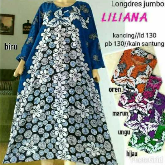 Jual daster gamis super jumbo : cocok untuk berat 75 kg sampai 90 kg ...
