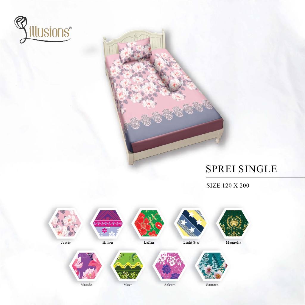 Jual Illusions - Sprei Single 120x200 Tinggi 20 - Part 2 "Live ...