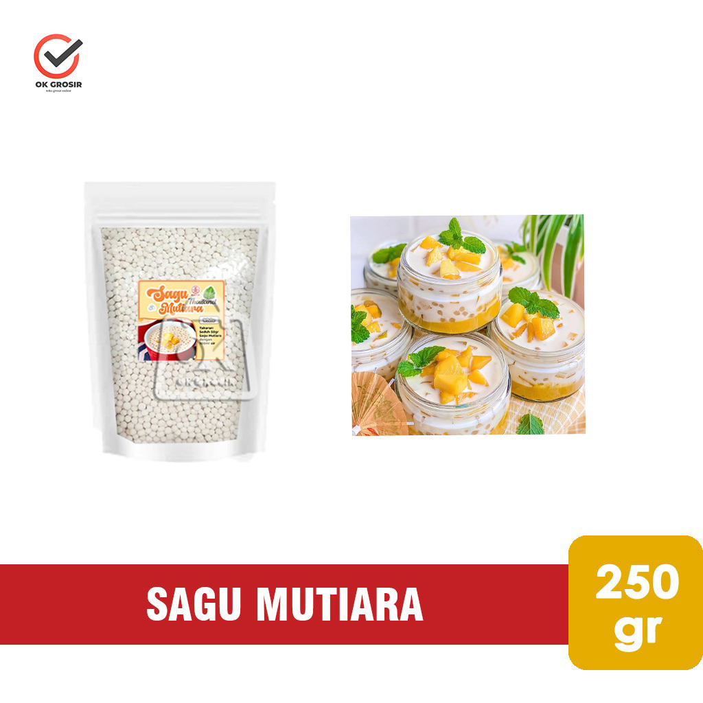 Jual Sagu Mutiara Putih Thailand / Sago Pearl (250 gr) | Shopee Indonesia