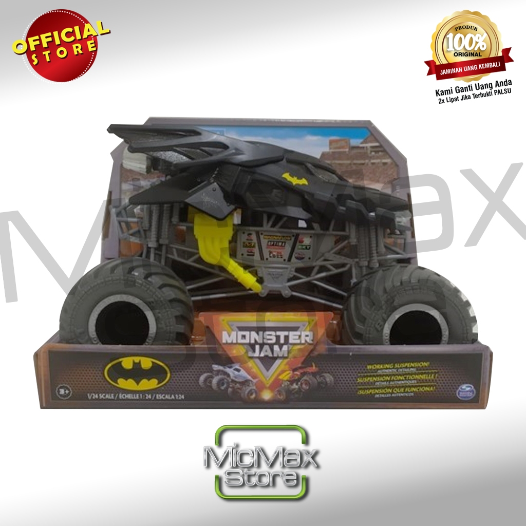 Jual Monster Jam Batman 1:24 Scale Series 16 Original Spin Master ...