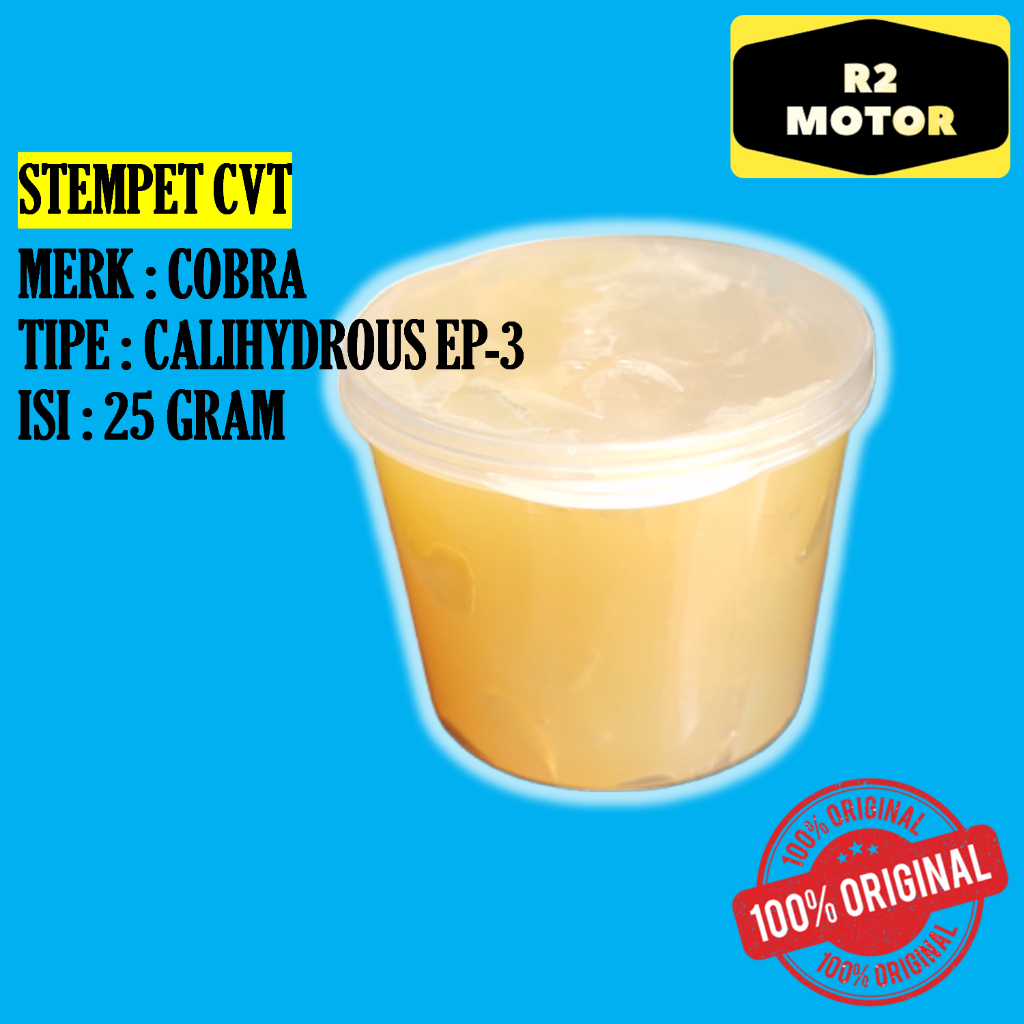 Jual STEMPET GEMUK COBRA CVT REPACK 25 GRAM MURAH 100% ORIGINAL ASLI ...