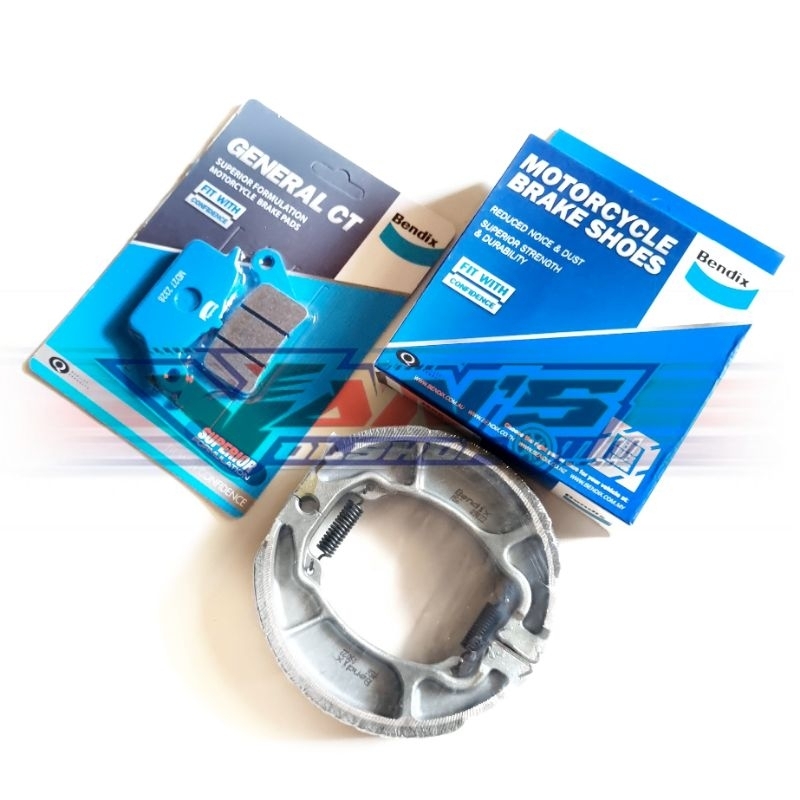 Jual Kampas Rem Bendix DEPAN-BELAKANG Vario 110, Vario 125(STD NISSIN ...