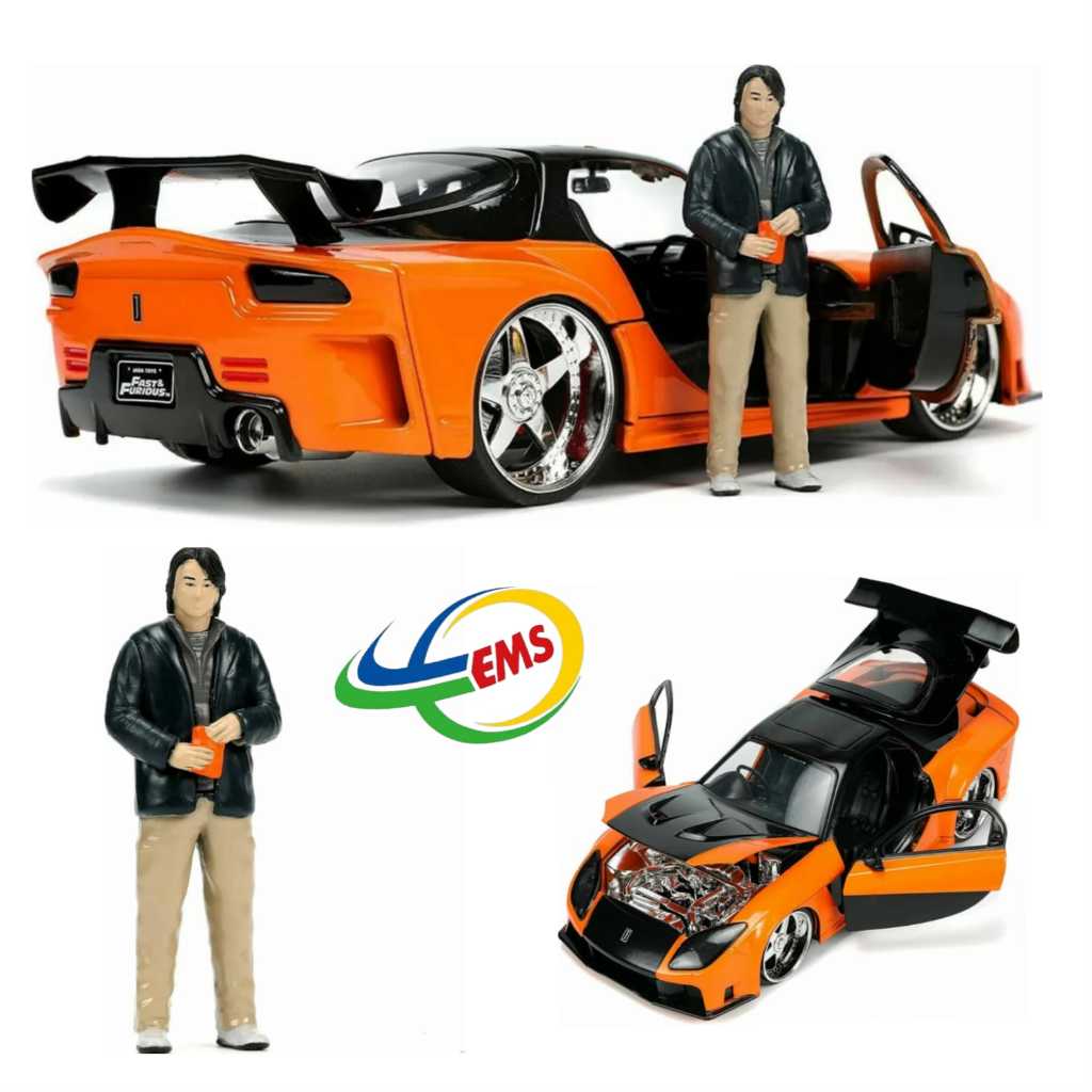 Jual 33174 - JADA 1:24 FAST & FURIOUS 1995 MAZDA RX-7 WIDEBODY W/ HAN ...