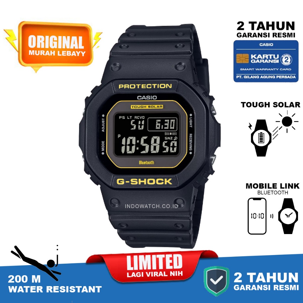 Jual Casio g-shock GW-B5600CY-1 gshock g shock gwb5600 gwb 5600 jam ...
