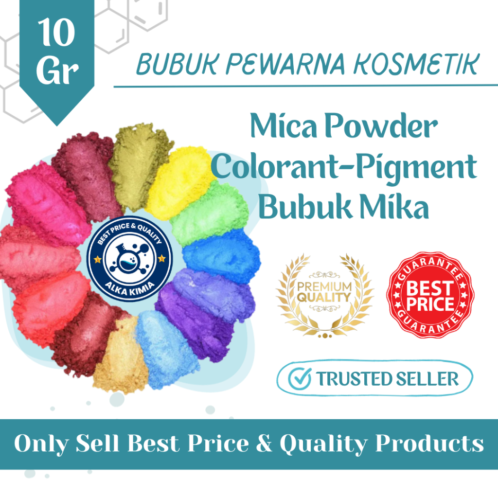 Jual Jual 10gr Mica Powder Bubuk Mika Pewarna Lipbalm Sabun DIY Make Up ...