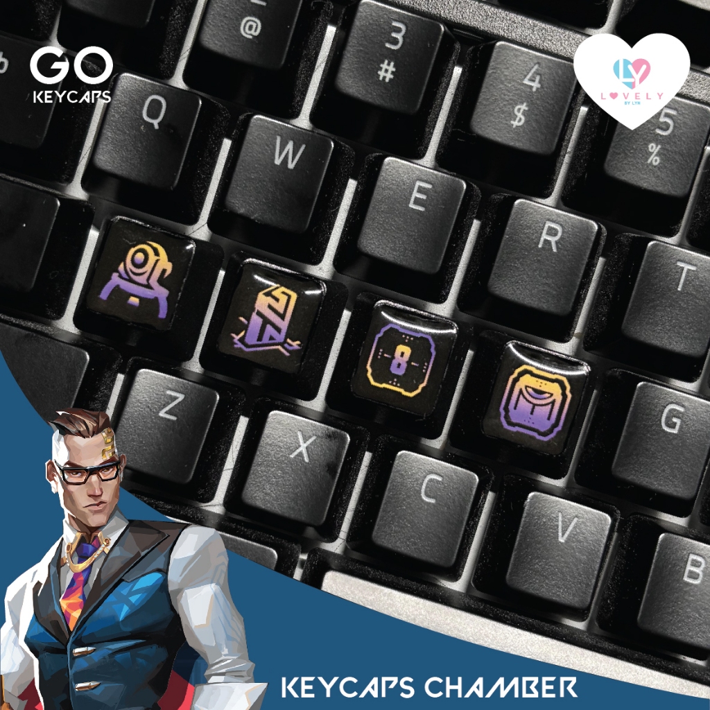 Jual Keycaps PBT Valo Chamber Ability | GO KEYCAPS | Shopee Indonesia