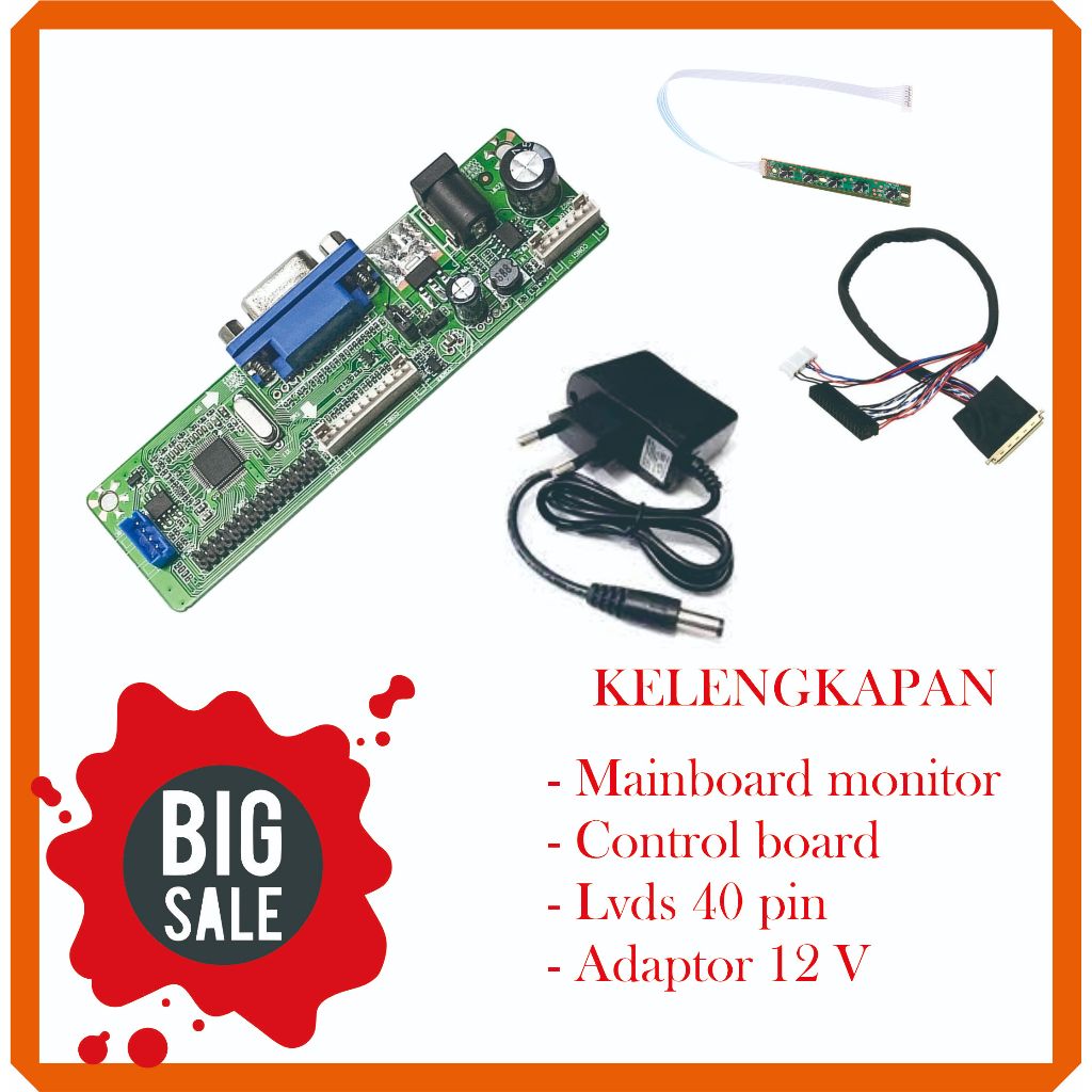 Jual universal board monitor lcd LED mainboard monitor layar laptop 10 ...