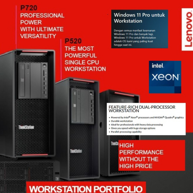 Jual RAM 256GB DUAL PROC XEON SILVER - PC Server LENOVO Thinkstation P720 bukan Lenovo C30 P500 ...