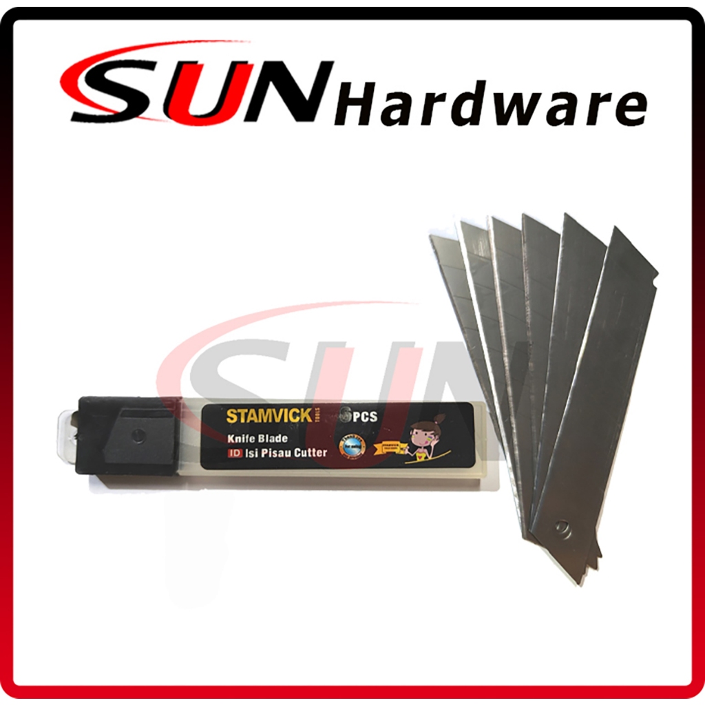 Jual Isi Cutter Besar Stamvick Isi 5 Pcs Refil Pisau Cuter Kater Karter ...