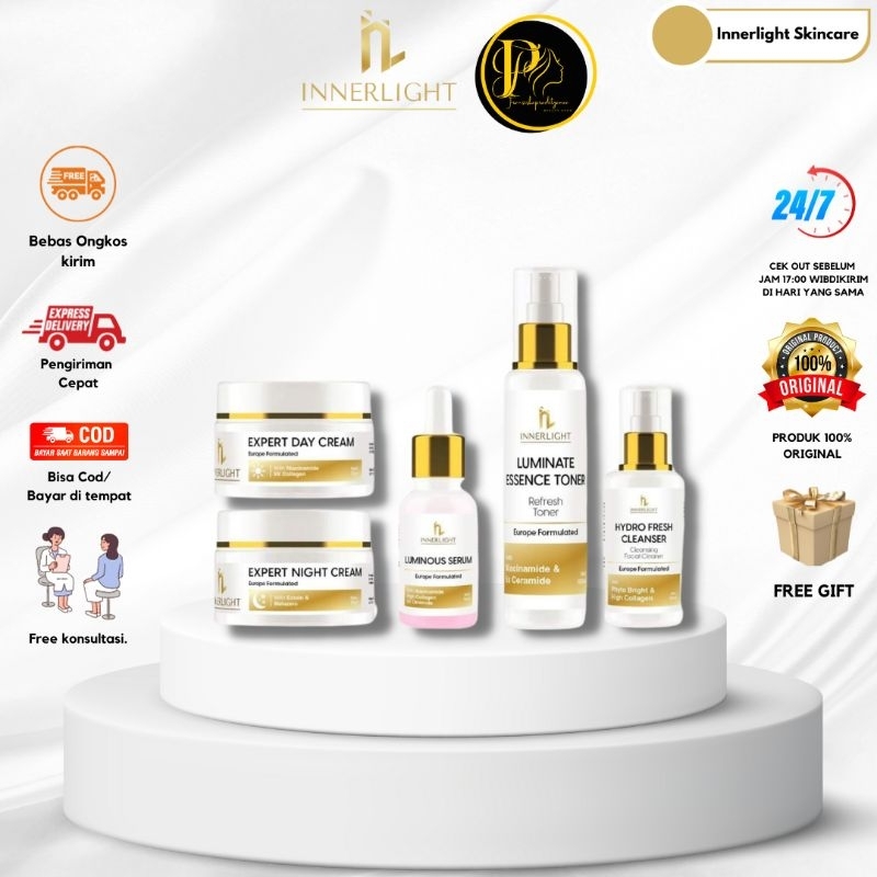 Jual SKINCARE INNERLIGHT KECANTIKAN ADA 3 VARIAN ( EXPERT, WHITE SECRET, ACNE) | Shopee Indonesia