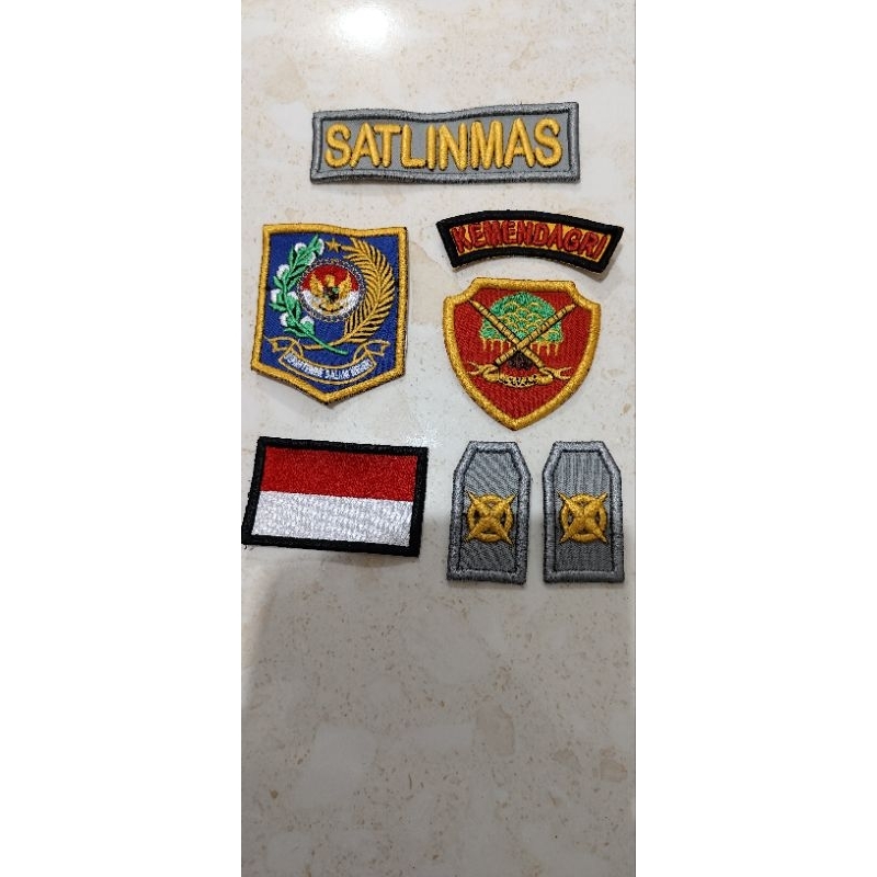 Jual logo linmas pull set bordir timbul 3d | Shopee Indonesia