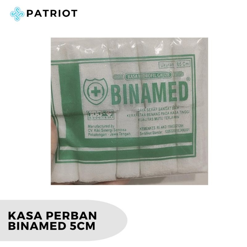 Jual Kasa Perban Gulung Binamed Perawatan Luka 5 cm dan 10 cm | Shopee ...