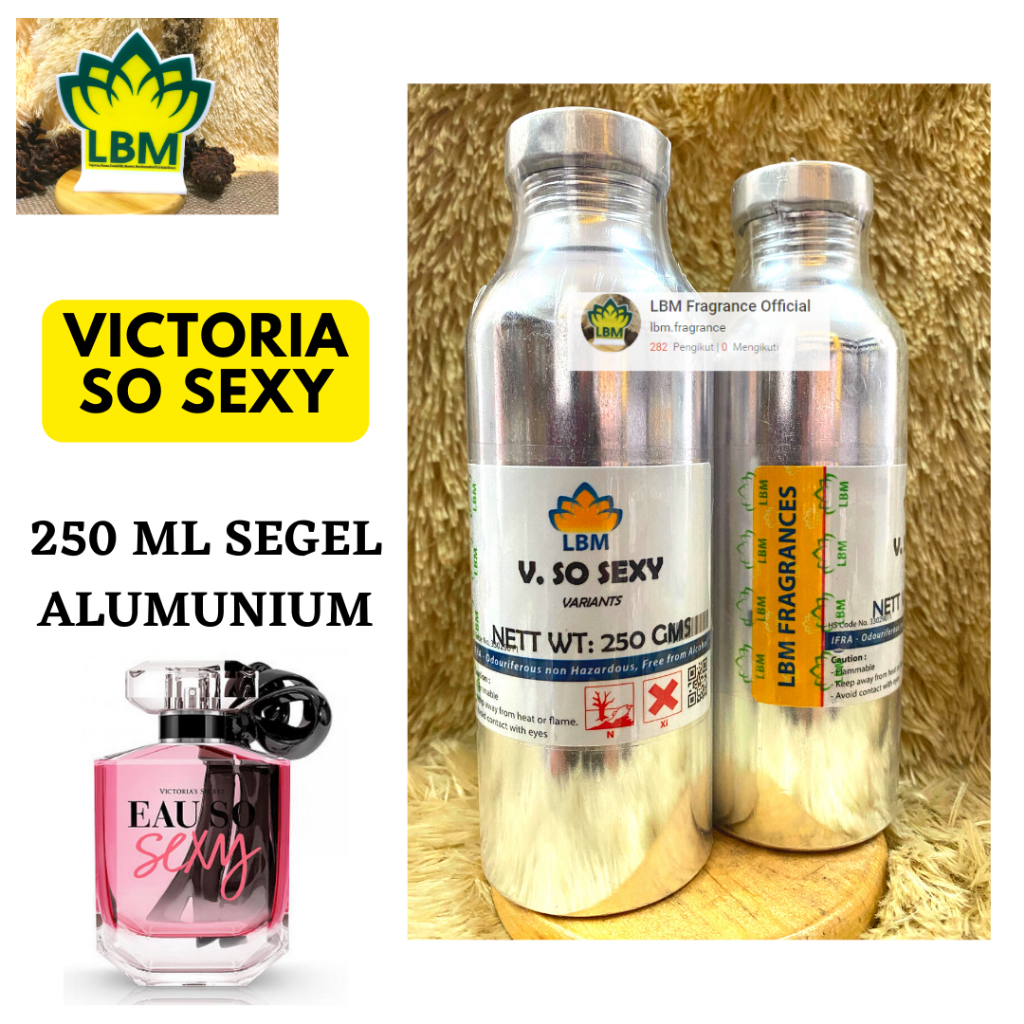 Jual Biang Parfum Victoria SO SEXY Kemasan 250 ML SEGEL LBM Fragrance - PERFUME MUrni Non ...
