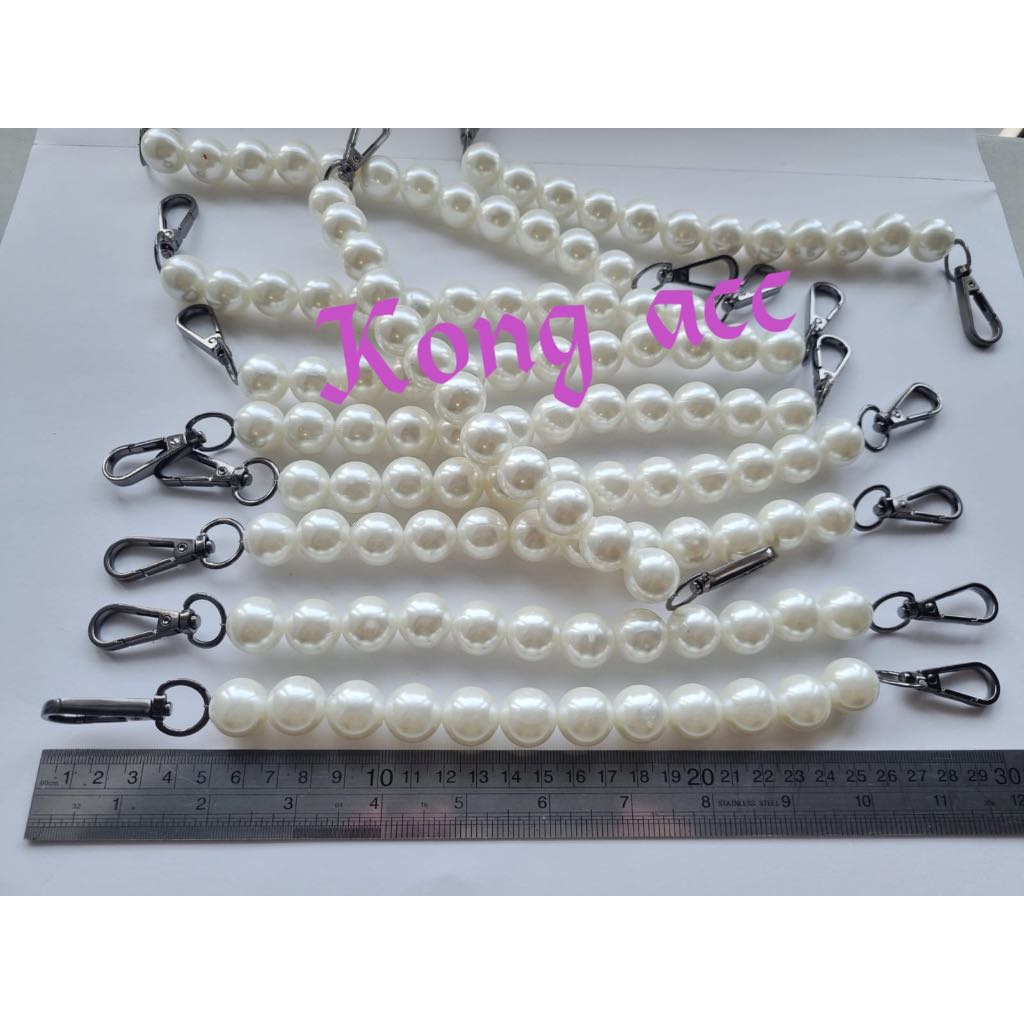 Jual Tali Tas Mutiara 18mm- 12 cantolan besar (30 cm) | Shopee Indonesia