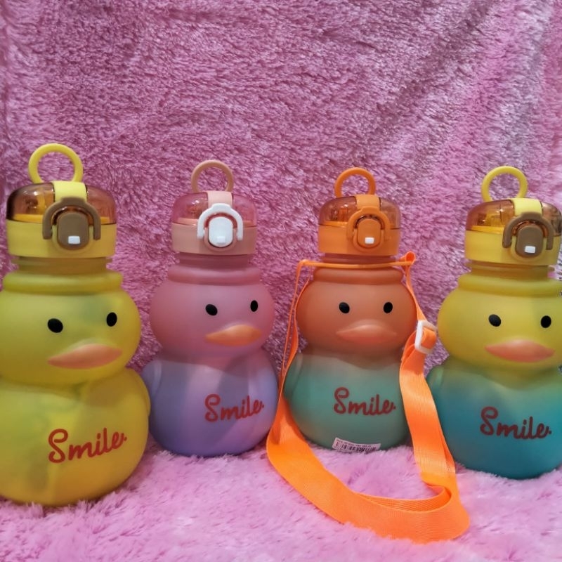 Jual Botol Air Minum Anak Viral Botol Pelangi free sticker 2D 800 ML ...