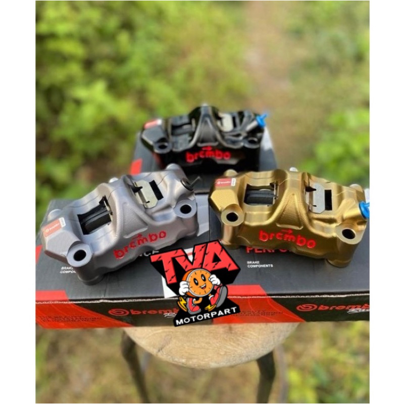 Jual KALIPER BREMBO GP4RX 4PISTON FULL CNC KANAN UNIVERSAL (SEMUA MOTOR BISA) | Shopee Indonesia