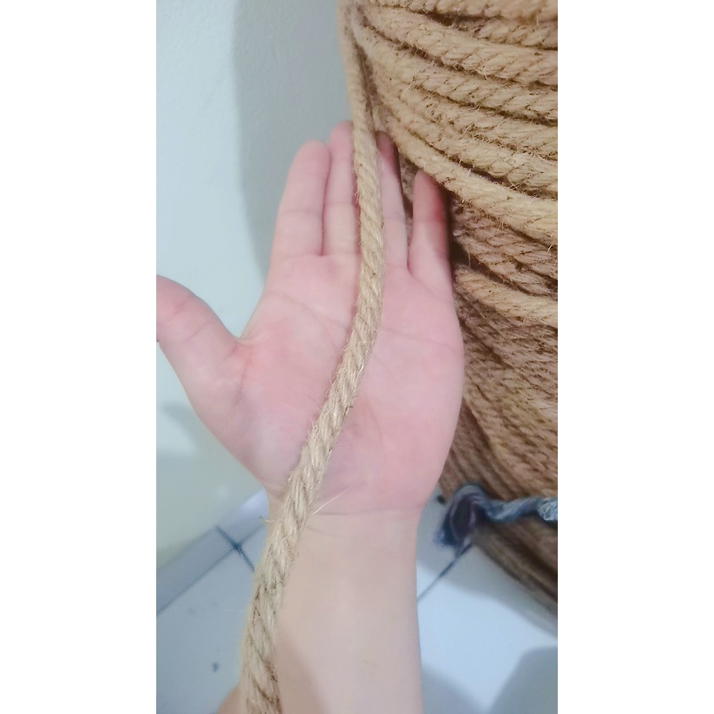 Jual Tali goni 4mm 6mm 8mm 10mm【Harga per meter】Tali rami Natural ...