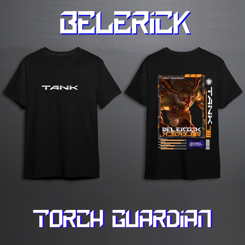 Jual Kaos Pria Hero Mlbb BELERICK TANK Skin Keren /Kaos MLBB/Kaos Skin ...