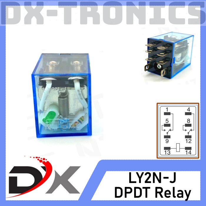 Jual Relay LY2N-J DPDT LY2N J 12V 24V 220V 8 Pin | Shopee Indonesia