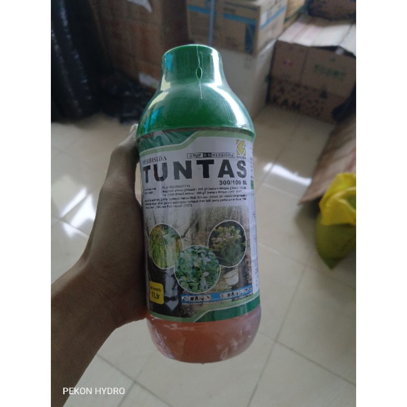Jual Herbisida TUNTAS 300/100 SL 1 LITER Sistemik IPA Glifosat Dimetil ...