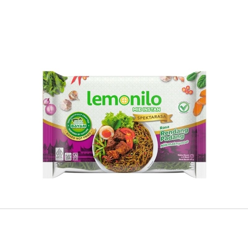 Jual Lemonilo Mi Instan Goreng Rendang 63 g | Shopee Indonesia