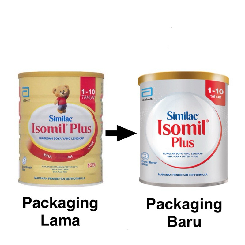 Jual ABBOTT Similac Isomil Plus Soya 850g (1-10 Tahun) | Shopee Indonesia
