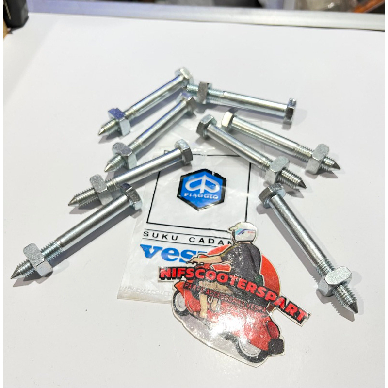 Jual baut knalpot vespa super sprint px excel strada spartan model ...