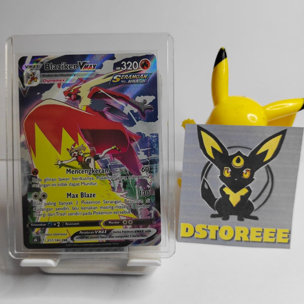 Jual Blaziken Vmax CSR s8b 217/184 Kartu Pokemon Indonesia | Shopee Indonesia