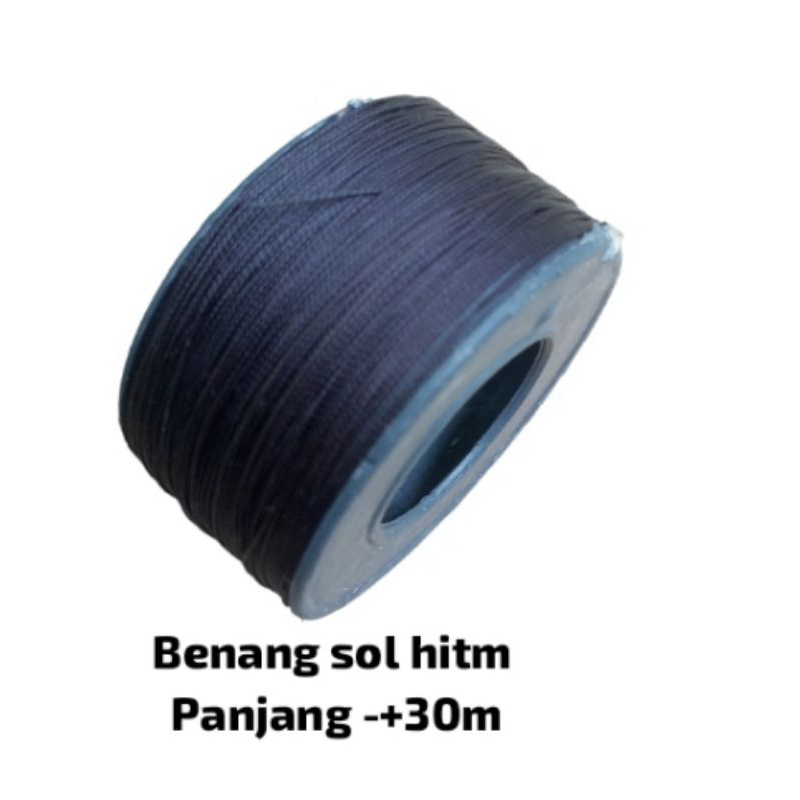 Jual Benang nilon hitam serbaguna roll besar | Shopee Indonesia