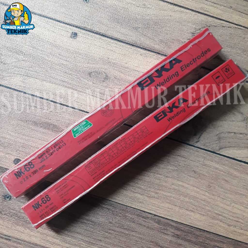 Jual Kawat Las Nikko Steel Enka NK68 NK 68 NK-68 2.0 mili 2,0mm (1pak isi 1kg) | Shopee Indonesia