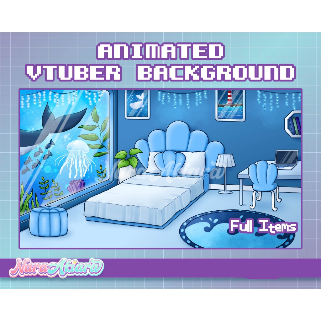 Jual Tampilkan Karakter Unik Anda dengan Vtuber Background Animasi yang ...