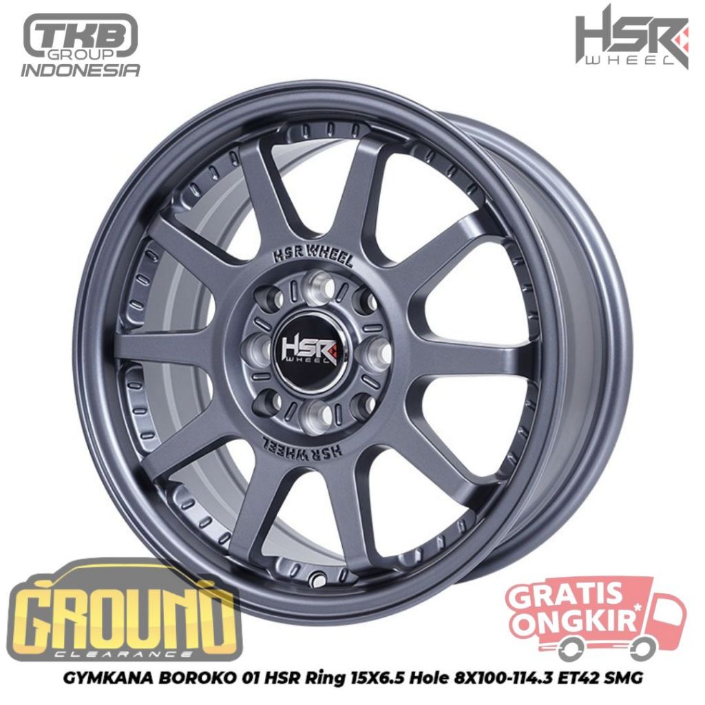 Jual Velg Mobil Type Gymkana Hsr Ring15 Pelek Baru R15 Murah For Livina ...