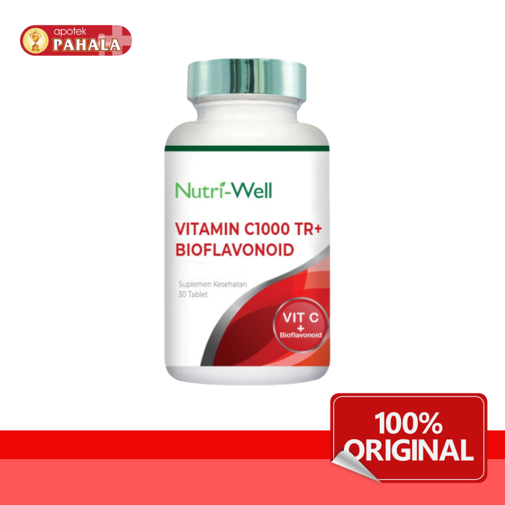 Jual Nutriwell Vitamin C1000mg Time Release + Bioflavonoid 30 Tablet ...