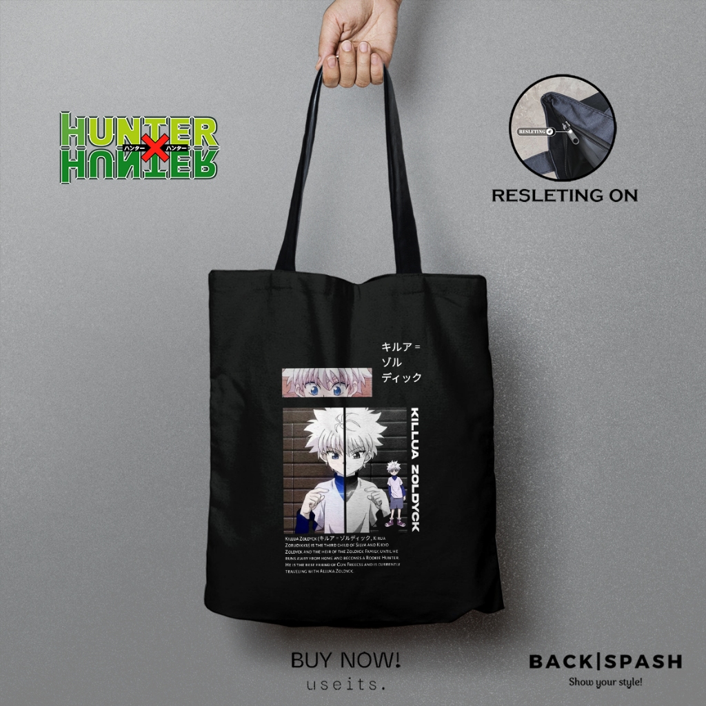 Jual Totebag ANIME Hunter X Hunter Killua Gon - Totebag Tas Anime ...