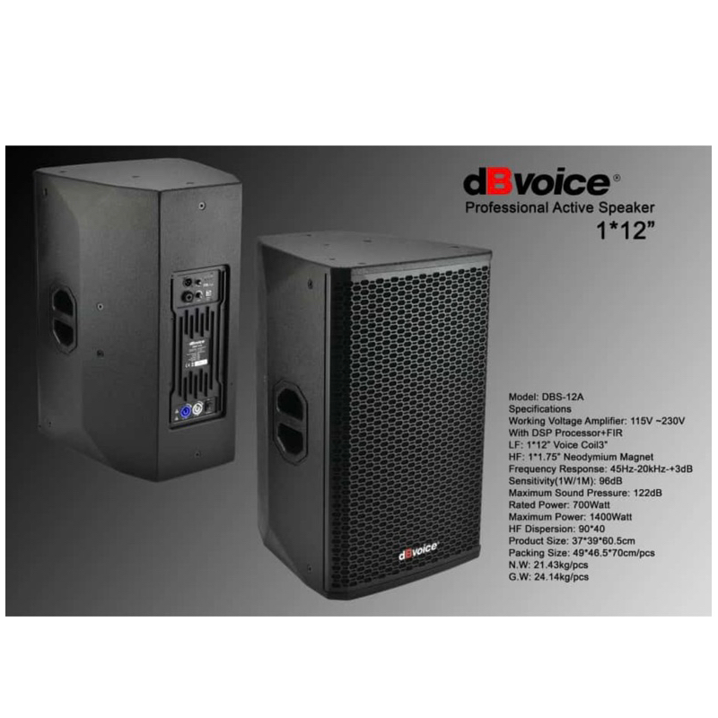 Jual Speaker Aktif dB Voice DBS 12 A Original 12 inch Active dBvoice ...