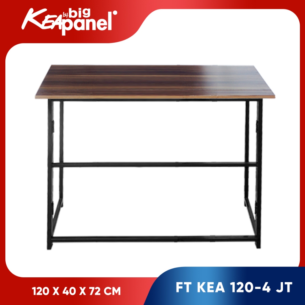 Jual KEA PANEL Meja Belajar Lipat - Jati + Ukuran Besar | Shopee Indonesia