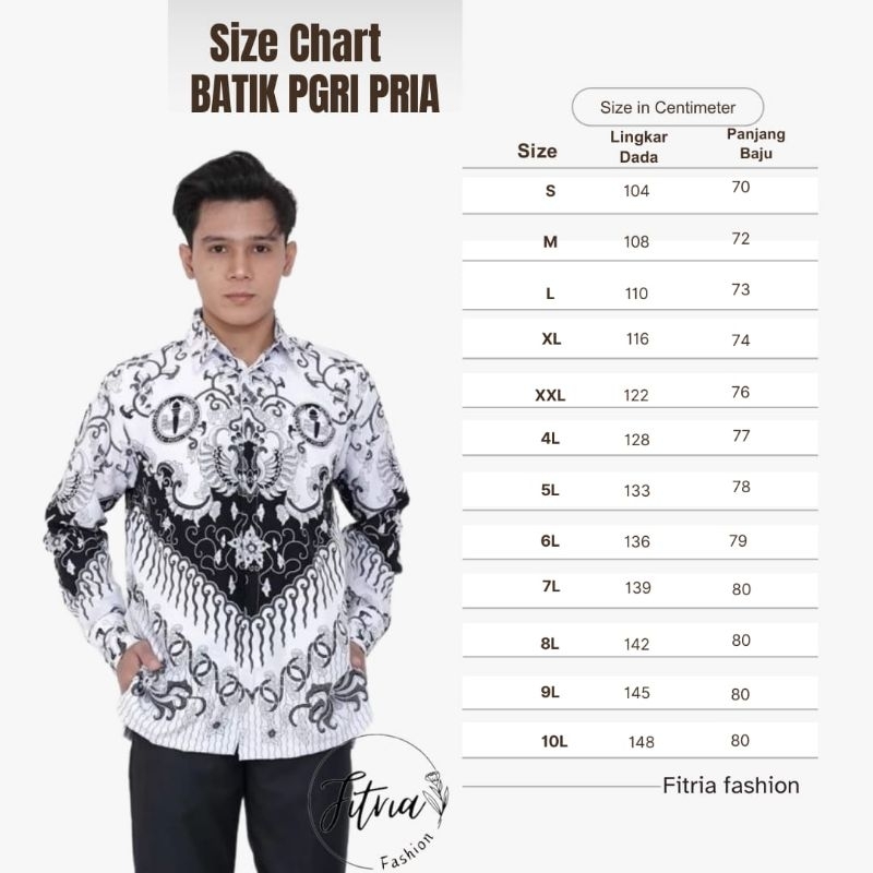 Jual Seragam Batik PGRI pria(new arrival) | Shopee Indonesia