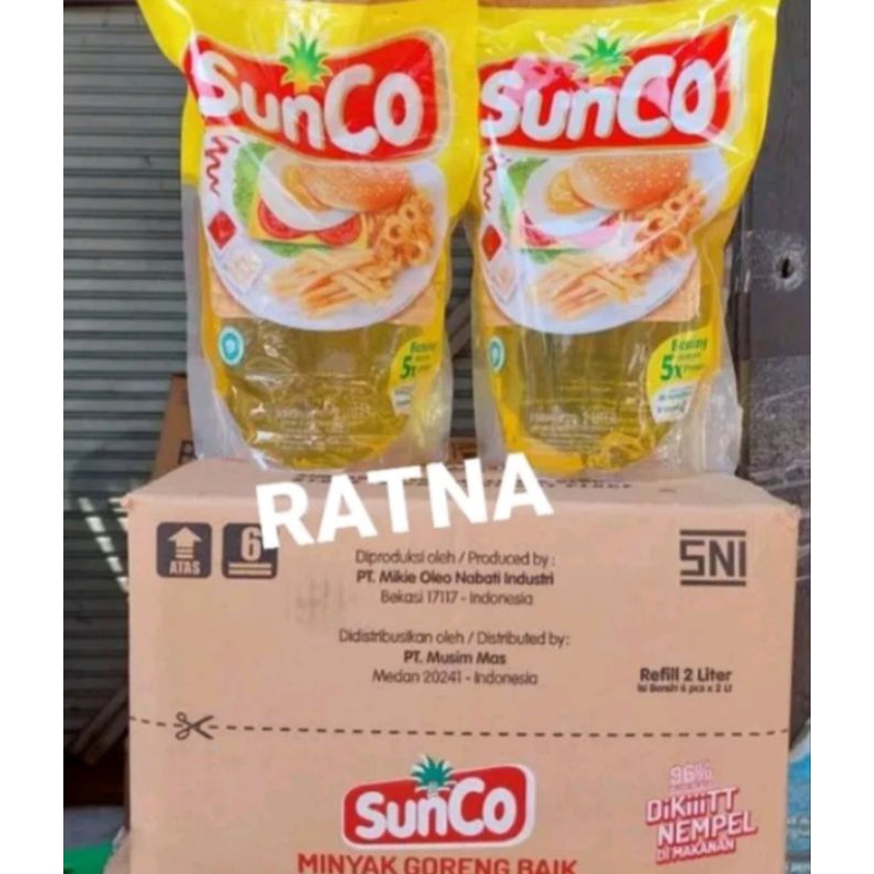 Jual MINYAK GORENG SUNCO 2 Liter / 2 Lt ( PALING BENING PALING BAIK ...