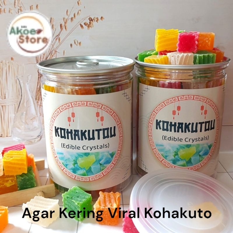 Jual Agar Kering/Kohakutou Viral Edible Crystal Mix Colour 430gr ...