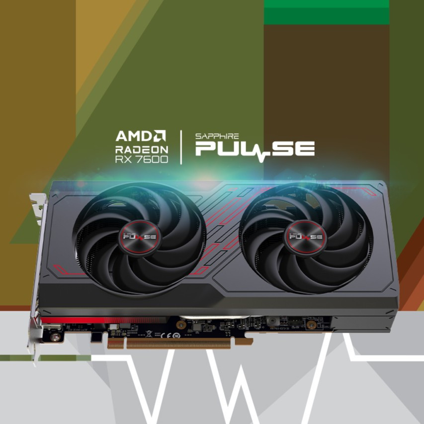 Jual SAPPHIRE PULSE AMD RADEON RX 7600 8GB GDDR6 11324-01-20G | Shopee ...
