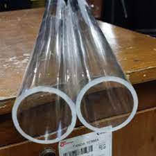 Jual Pipa akrilik bening 40mm x 50mm / Pipe acrylic clear panjang 50cm | Shopee Indonesia