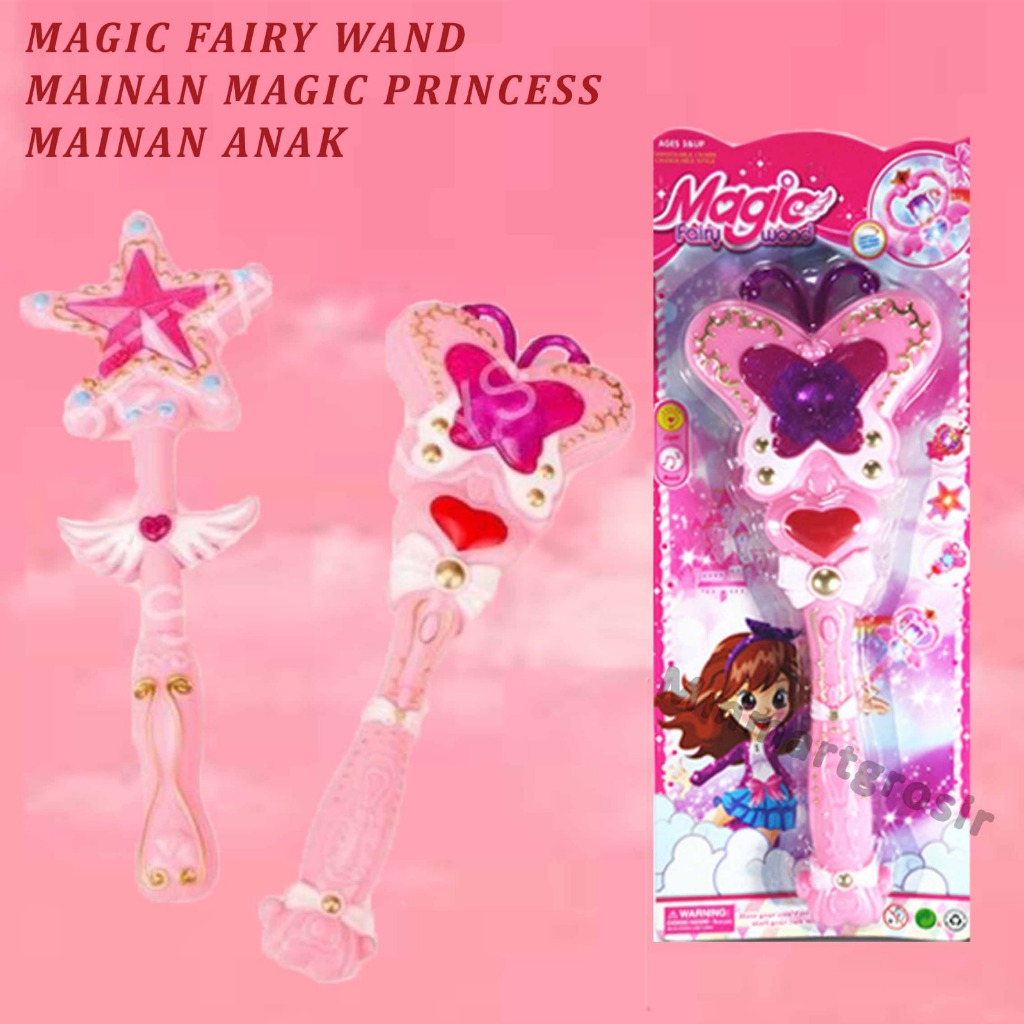 Jual Magic Fairy Wand / Mainan Tongkat Peri Anak / Magic Princess ...