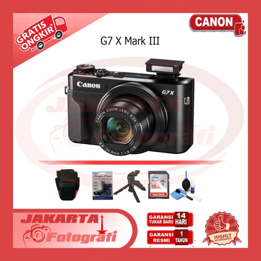 Jual Canon PowerShot G7 X Mark III Digital Camera G7X MARK 3 Garansi RESMI | Shopee Indonesia