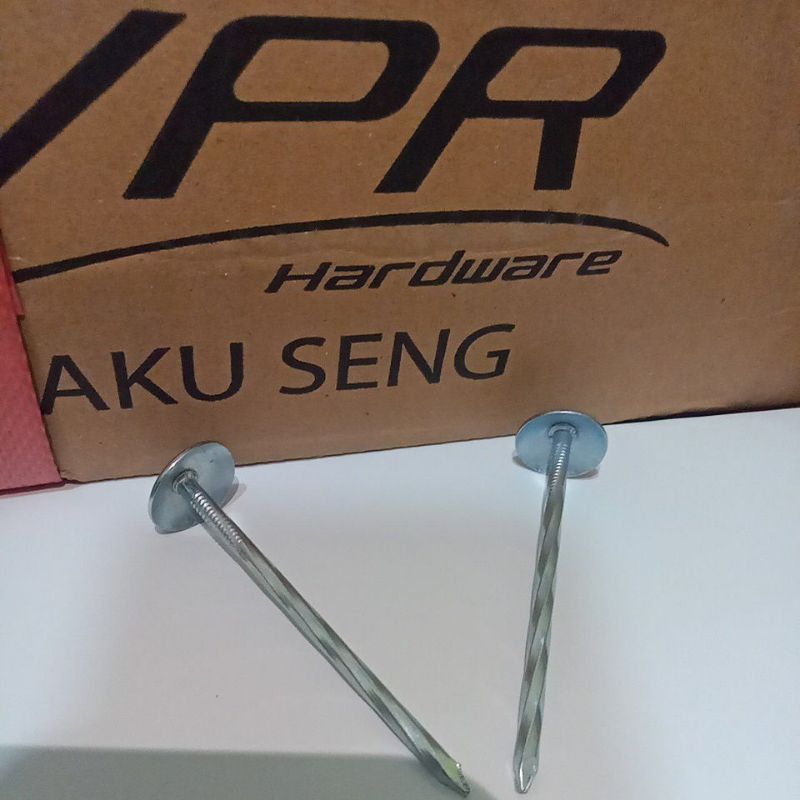 Jual Paku Seng Asbes Payung Ulir 7 cm (1 kg ) | Shopee Indonesia