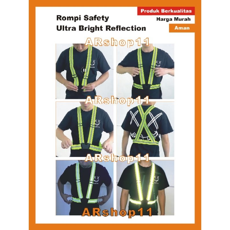 Jual Rompi Safety , Rompi Proyek , Rompi Reflektor , Baju Safety ...