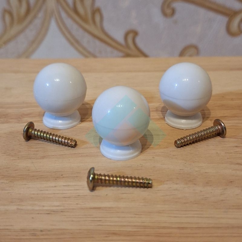 Jual handle knop laci putih 22mm H01 | Shopee Indonesia
