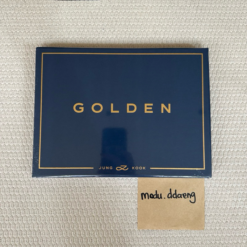 Jual [READY STOCK 🇲🇨] BTS Jung Kook GOLDEN Sealed Solo Album Official Weverse - JK JJK jeon ...