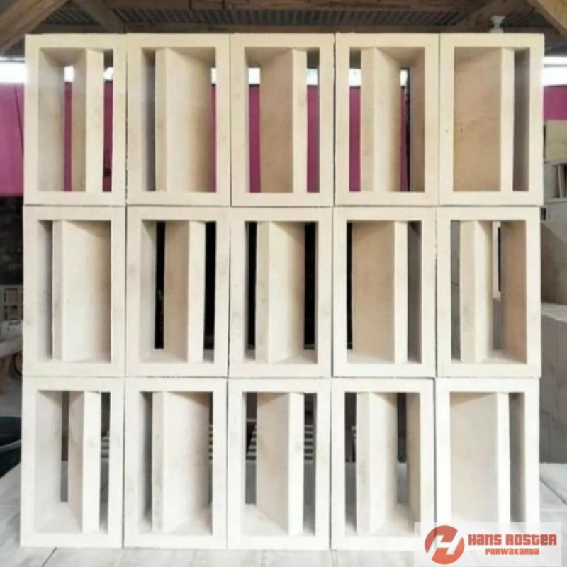 Jual roster beton minimalis/loster beton motif nako panjang 2 sisi ...